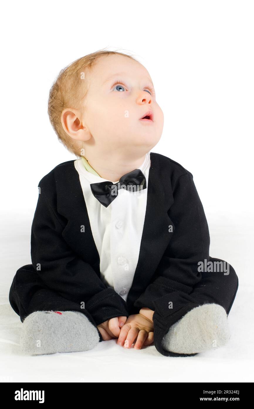 Chic child in tails Stock Photo - Alamy