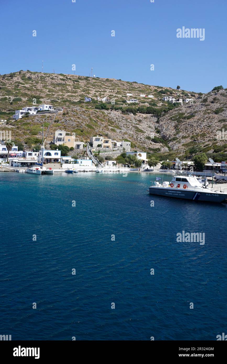 Port of Agathonisi island Southern Aegean Sea, Dodecanese Archipelago ...