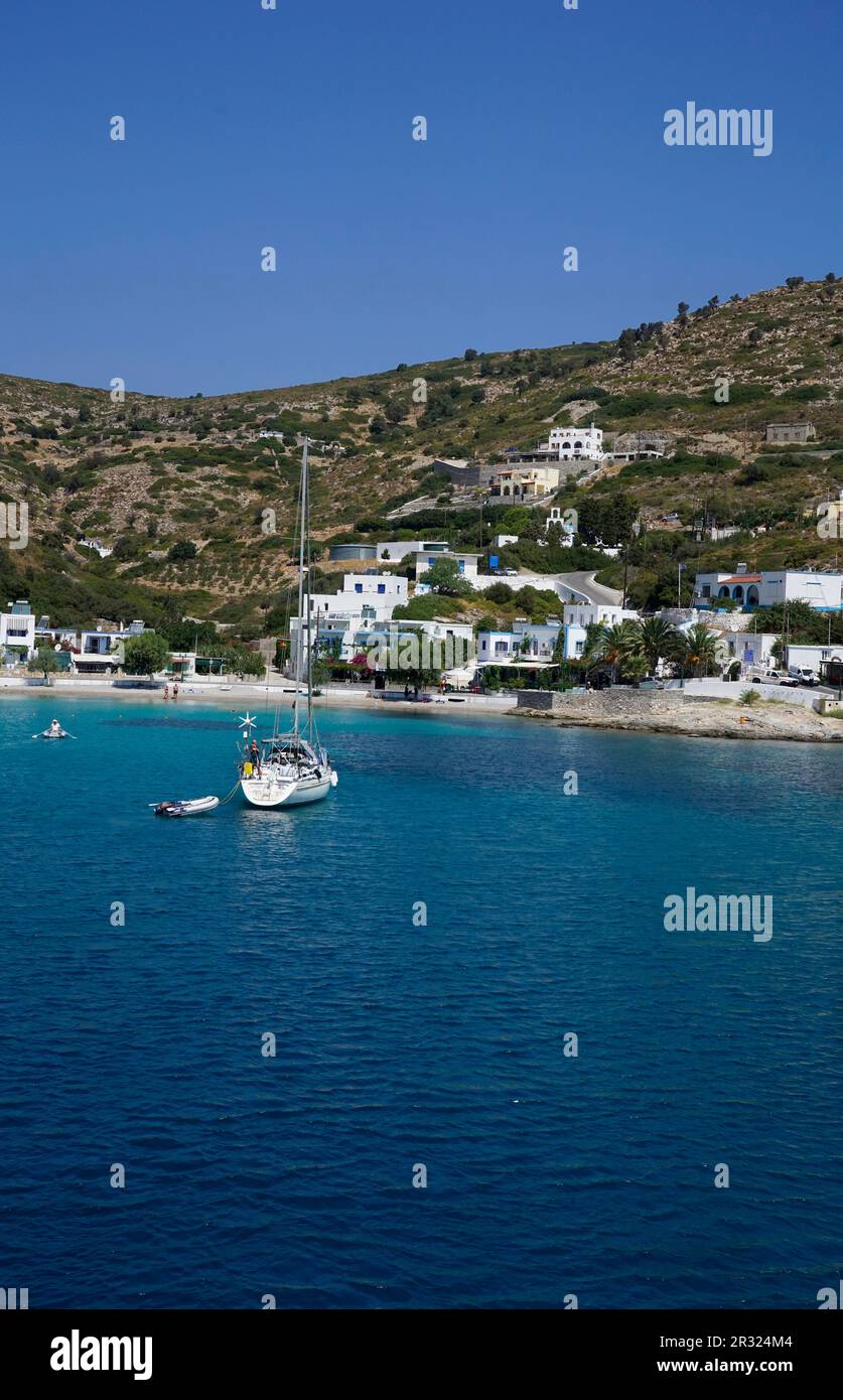 Port of Agathonisi island Southern Aegean Sea, Dodecanese Archipelago ...