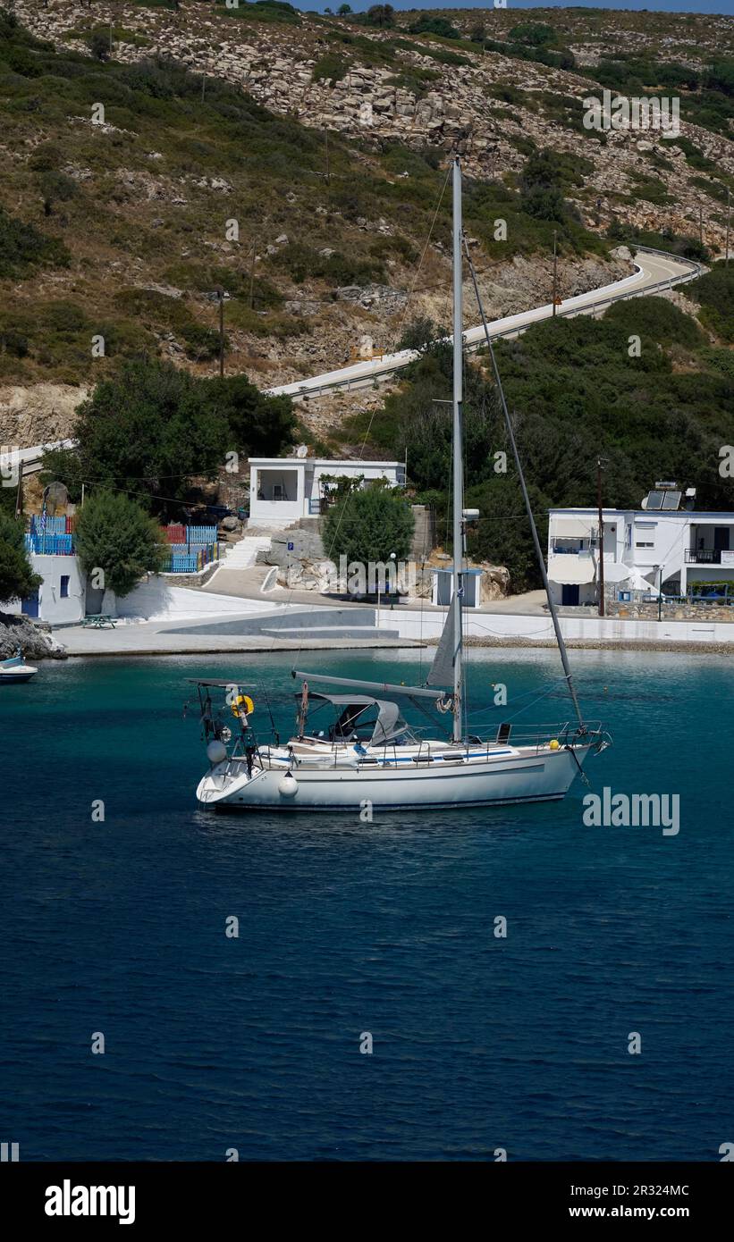 Port of Agathonisi island Southern Aegean Sea, Dodecanese Archipelago ...