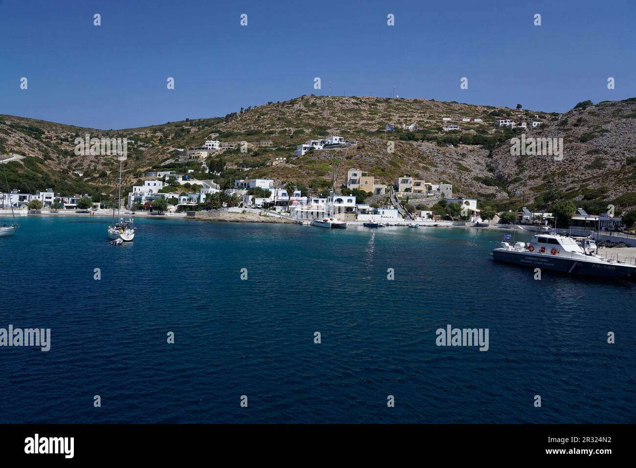 Port of Agathonisi island Southern Aegean Sea, Dodecanese Archipelago ...