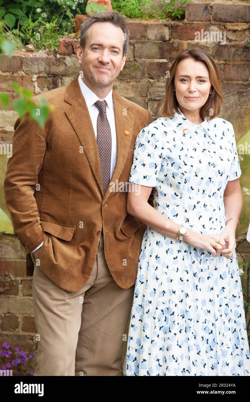 London, UK. 22nd May, 2023. Actors Keeley Hawes and Matthew Macfadyen ...