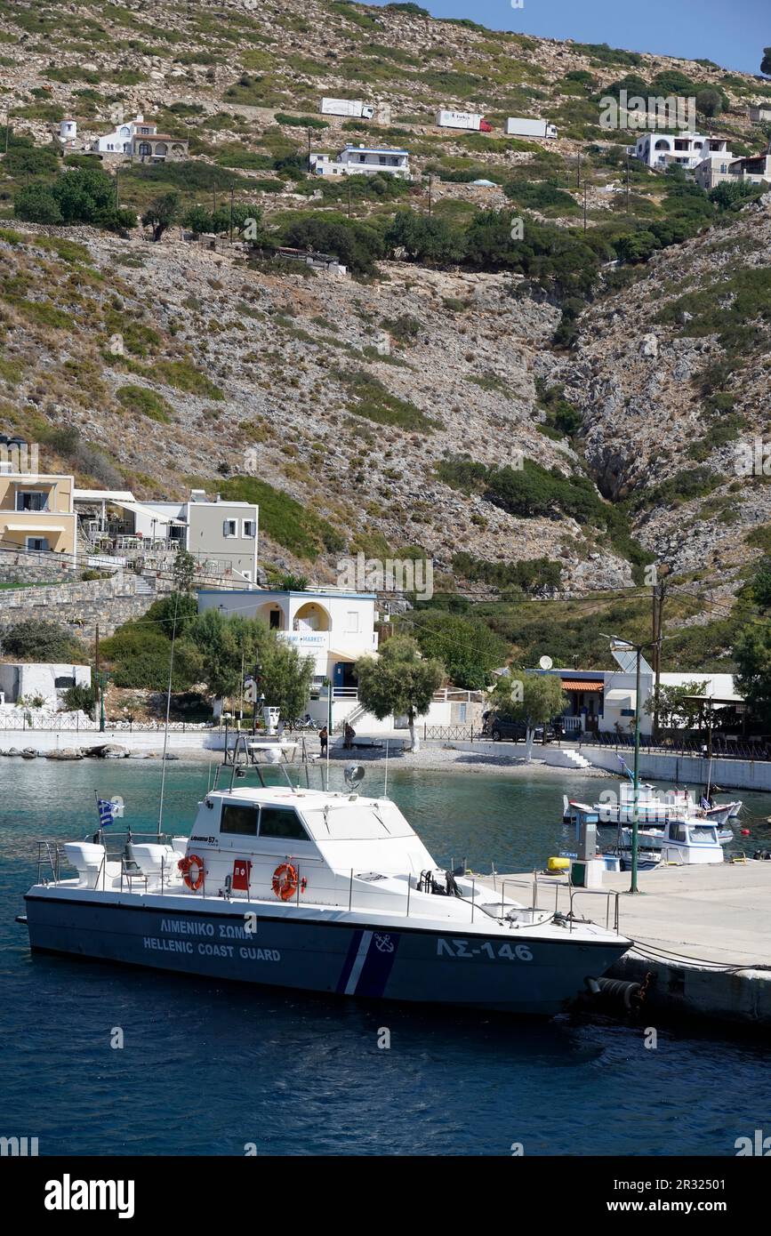 Port of Agathonisi island Southern Aegean Sea, Dodecanese Archipelago ...