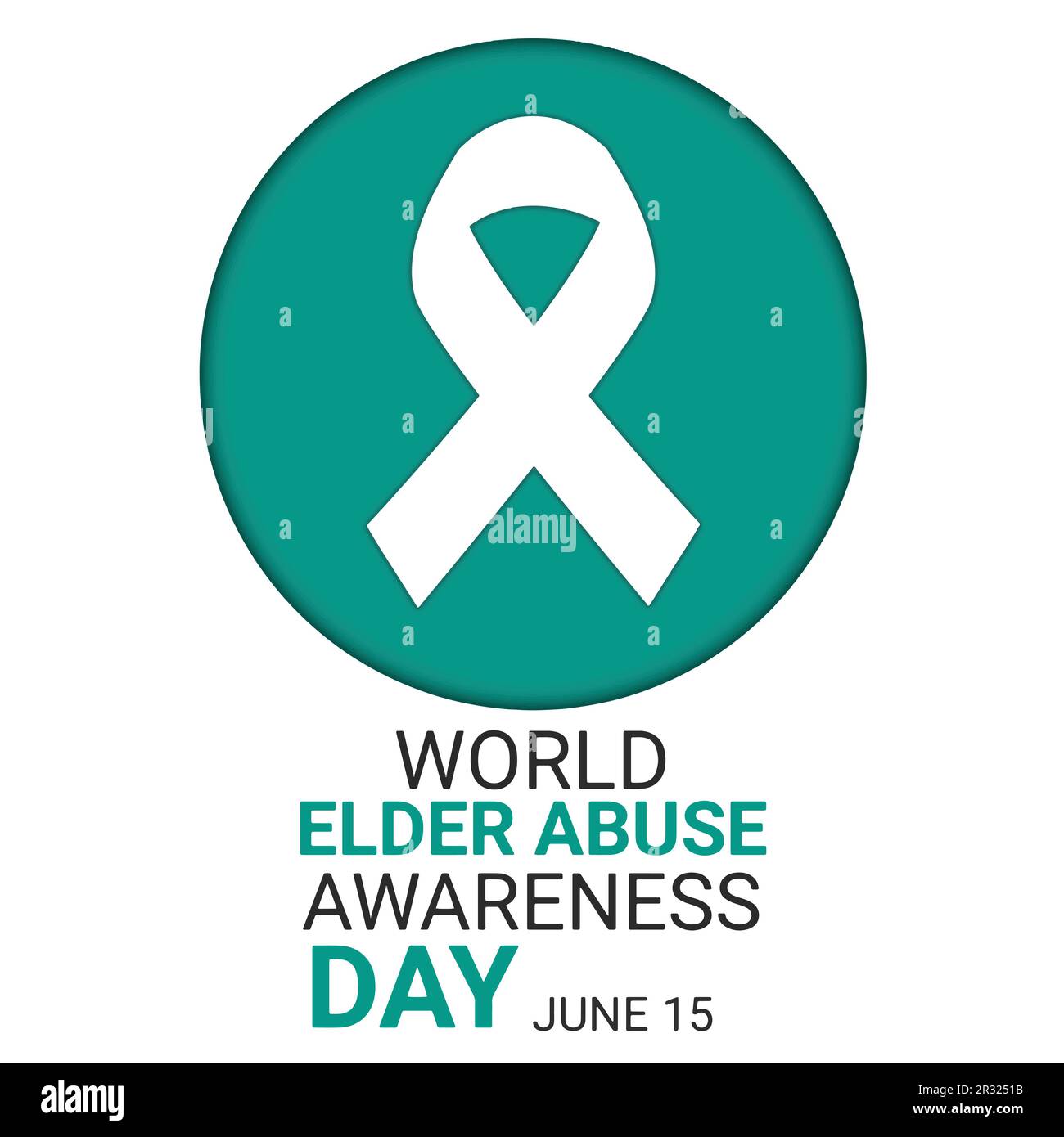World Elder Abuse Awareness Day Vector Illustration. June 15. Suitable ...