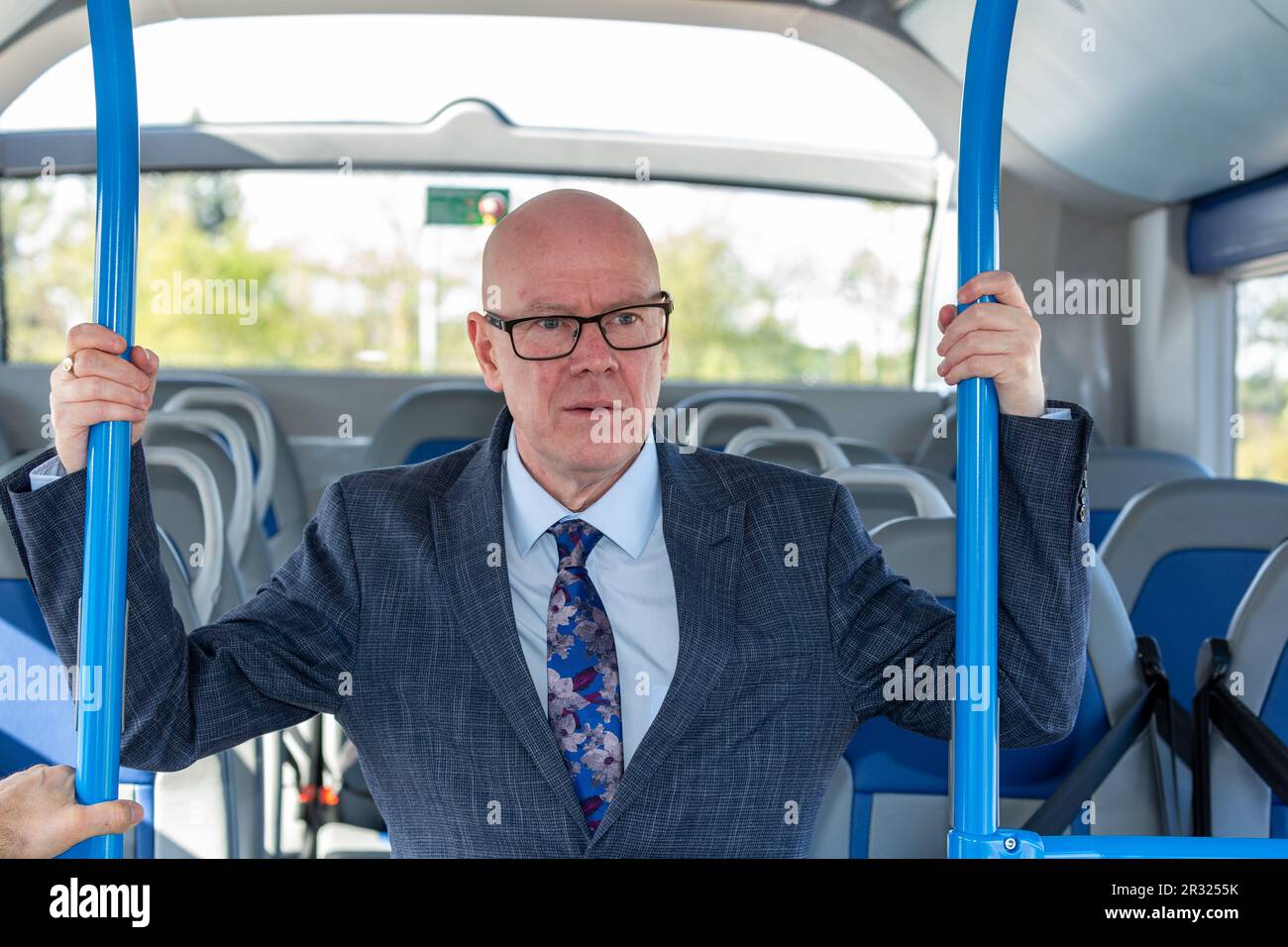 Scotland’s Transport Minister Kevin Stewart travelling on the UK’s ...