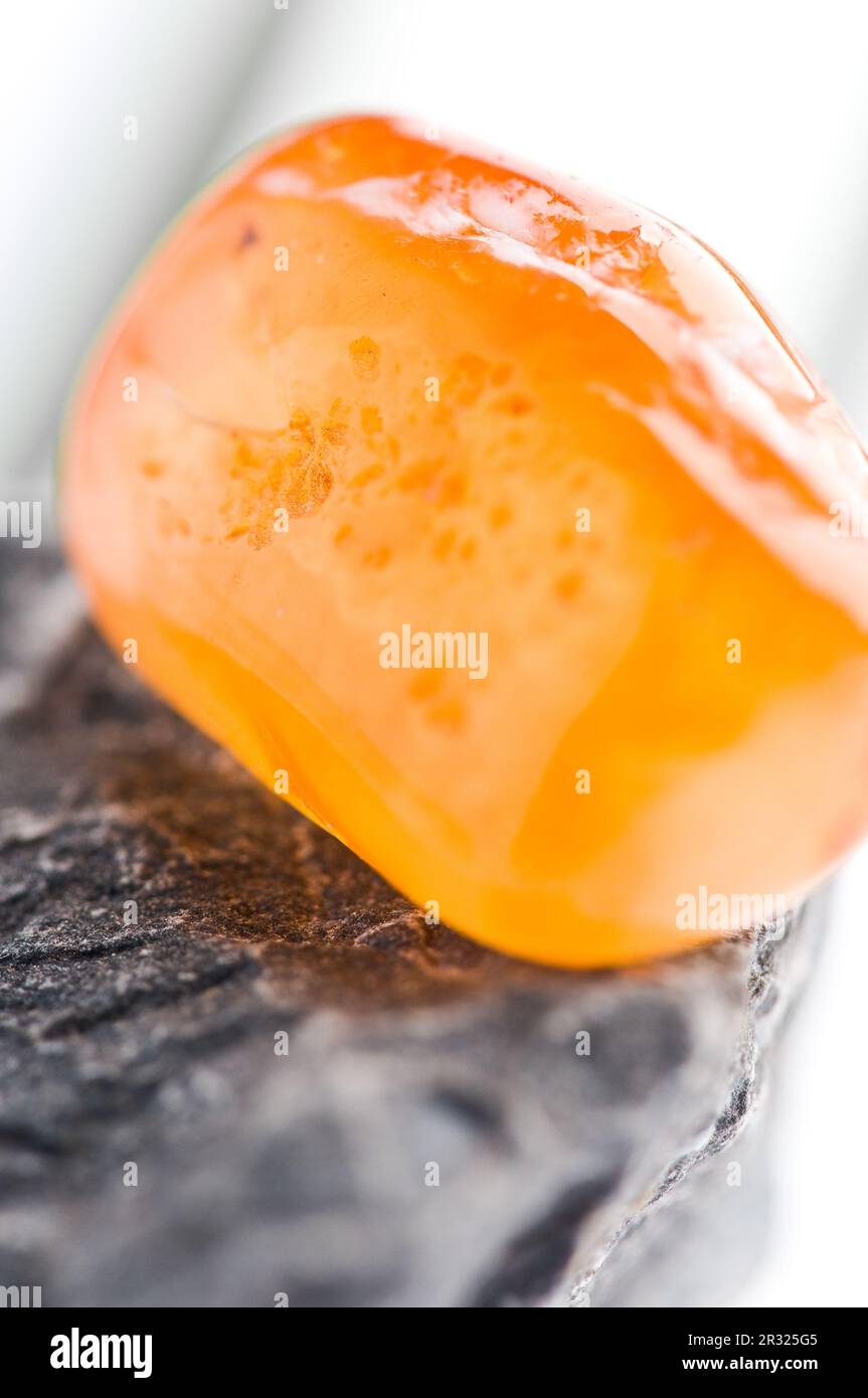 Natural stone carnelian Stock Photo - Alamy