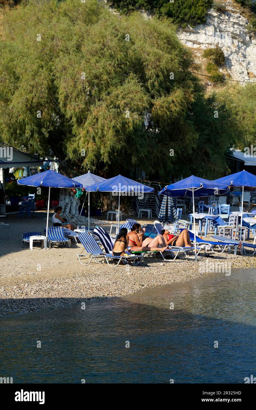Ramataki beach, Samos Pythagorion, Southern Aegean Sea, Dodecanese ...
