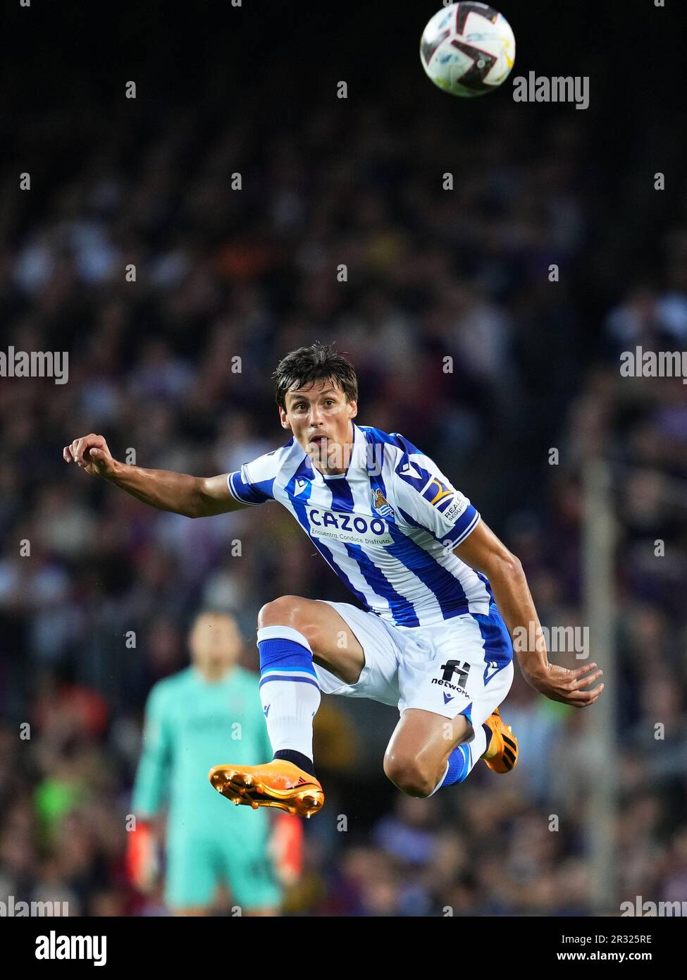 Robin Le Normand of Real Sociedad during the La Liga match between FC ...