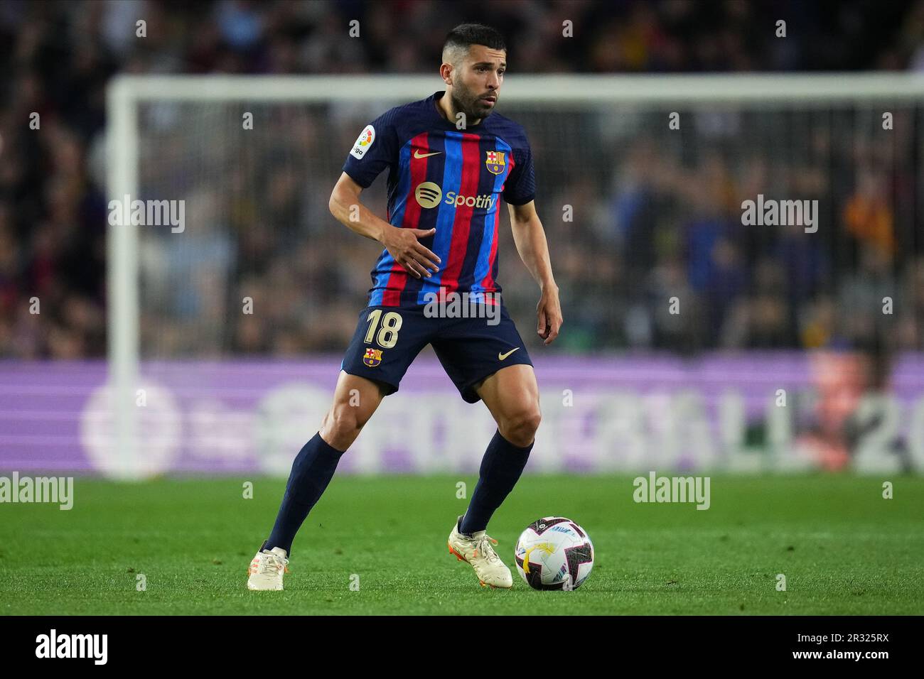 Jordi Alba of FC Barcelona during the La Liga match between FC ...