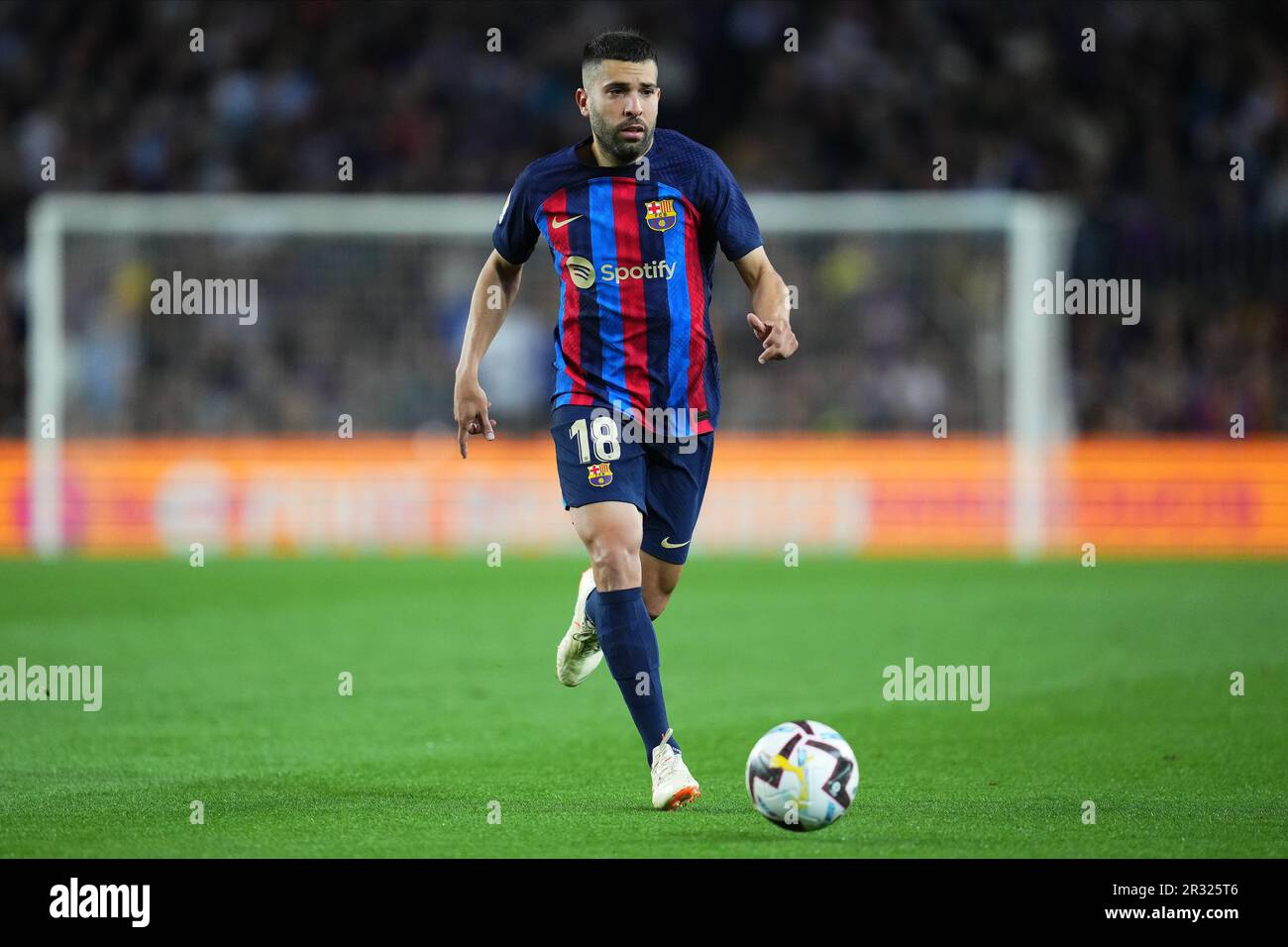 Jordi Alba of FC Barcelona during the La Liga match between FC ...