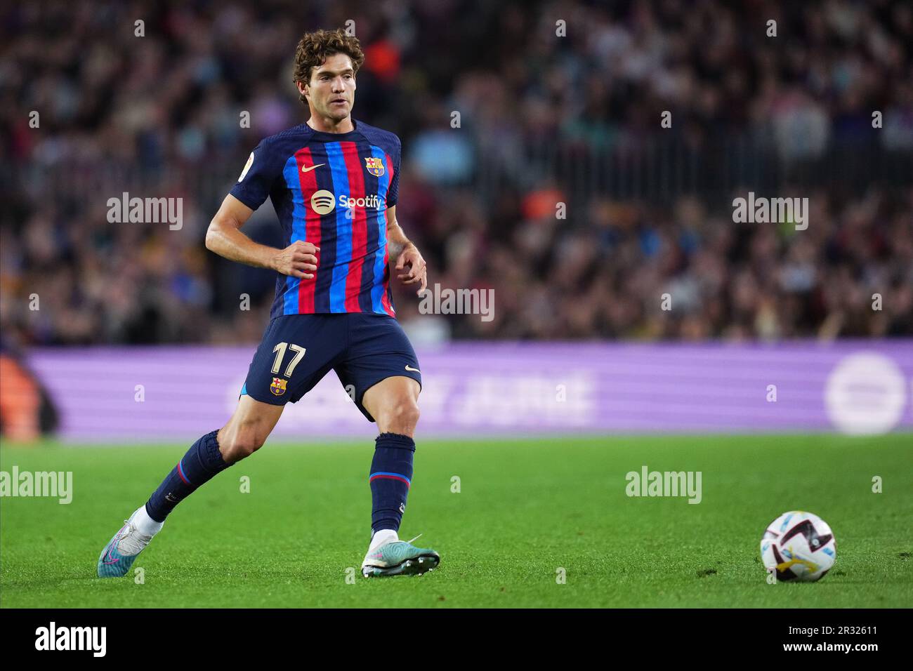 Marcos Alonso of FC Barcelona during the La Liga match between FC ...