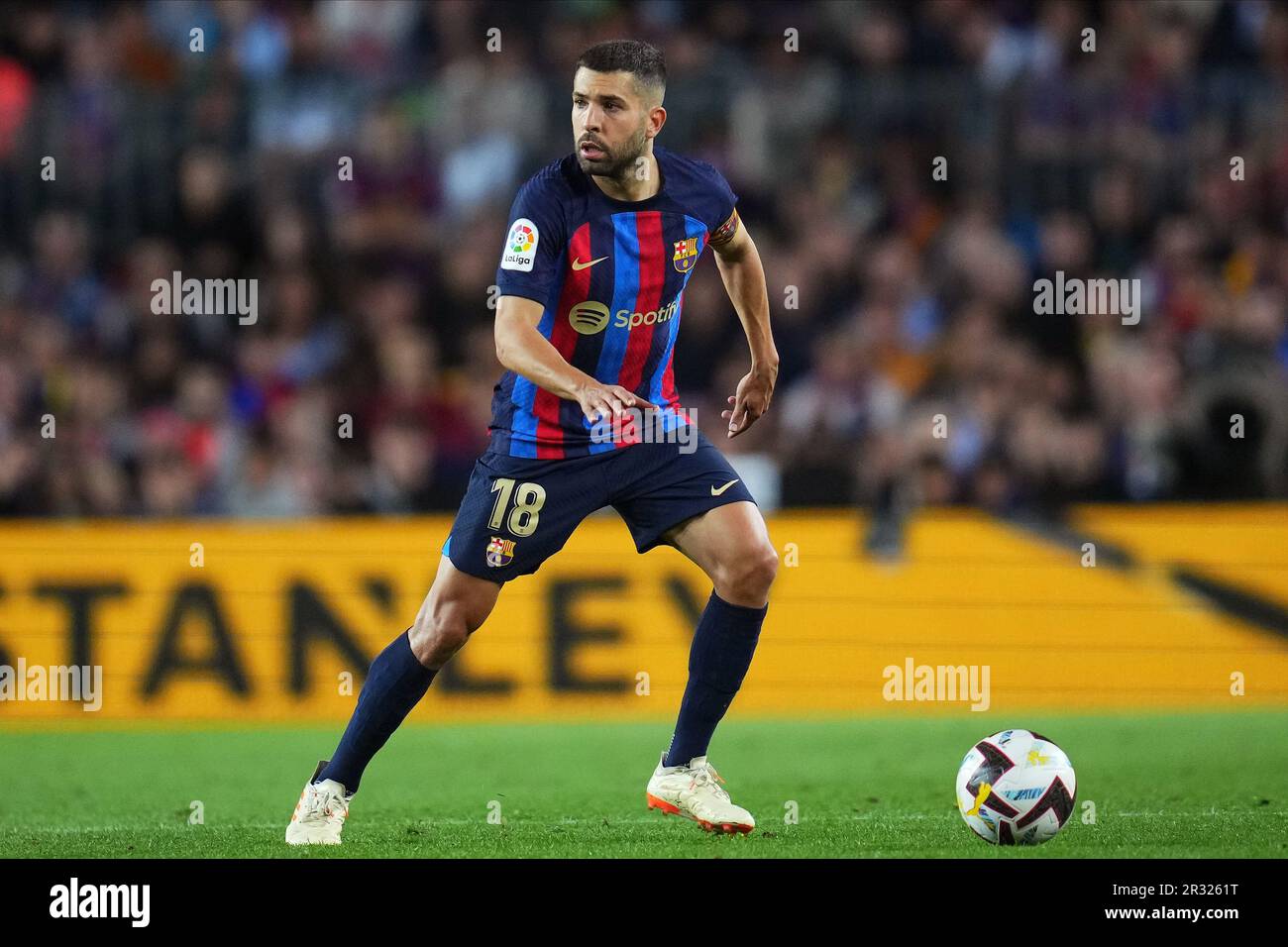 Jordi Alba of FC Barcelona during the La Liga match between FC ...