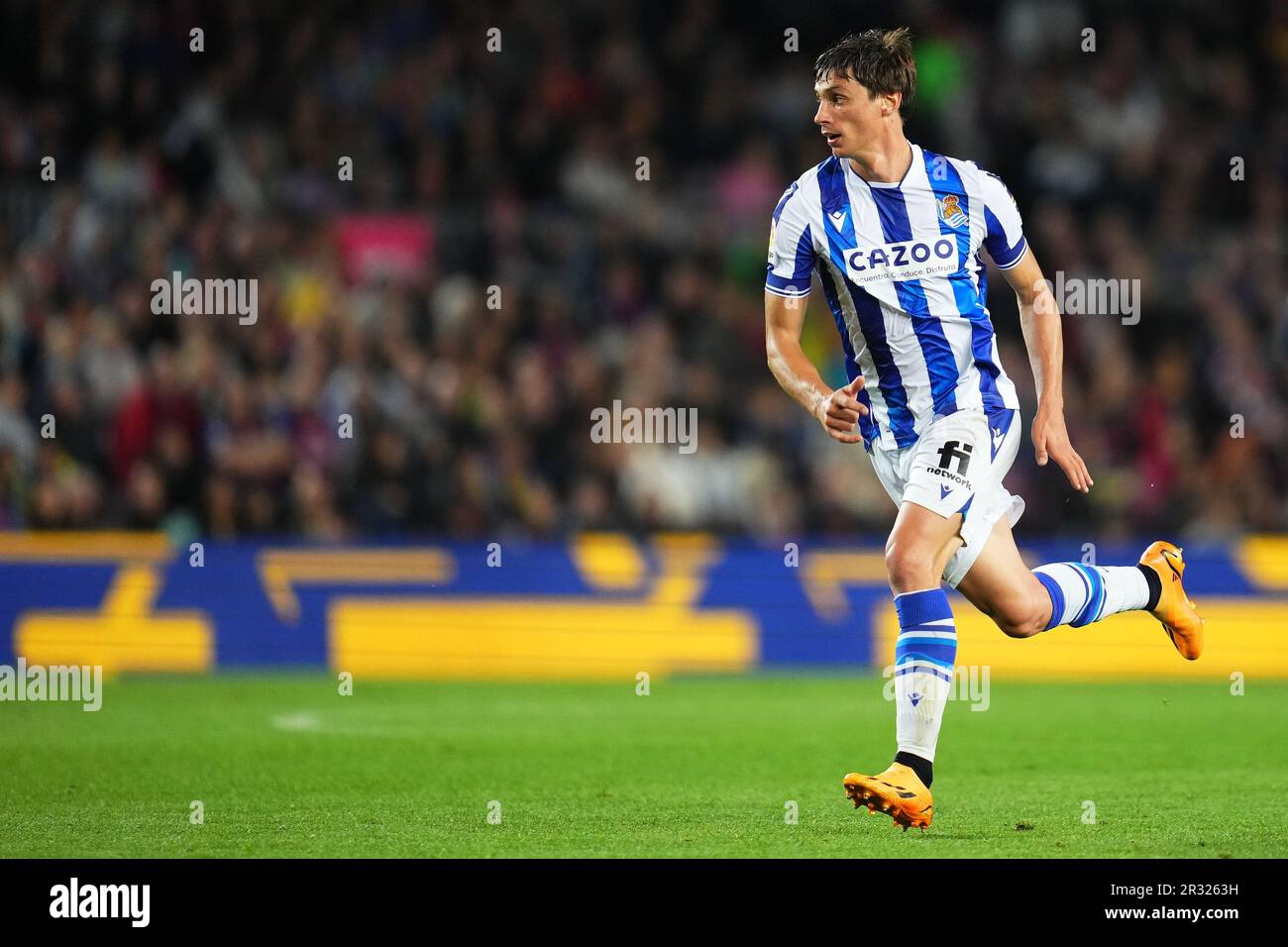 Robin Le Normand of Real Sociedad during the La Liga match between FC ...