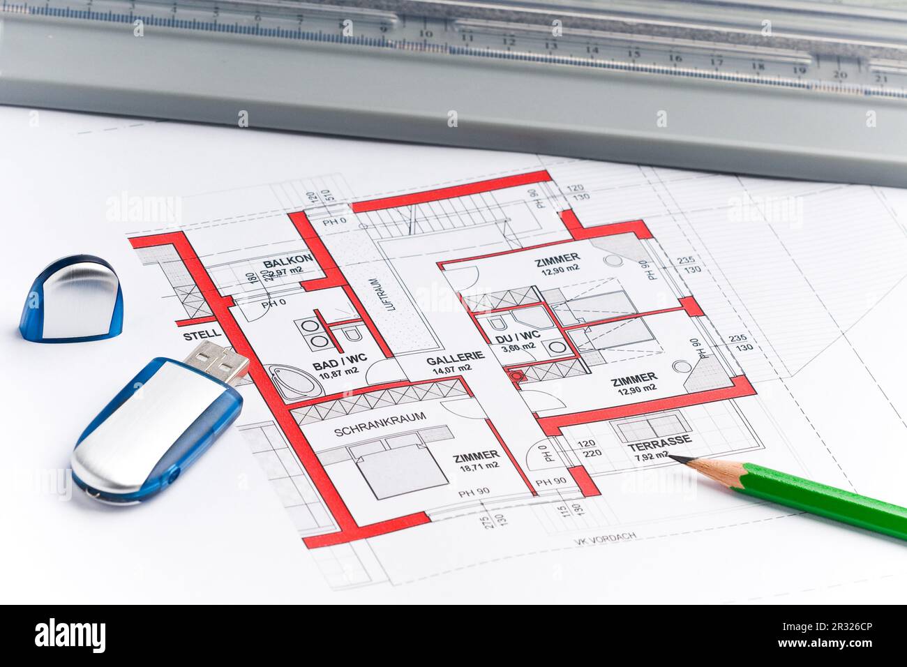 Modern house plan hi-res stock photography and images - Alamy