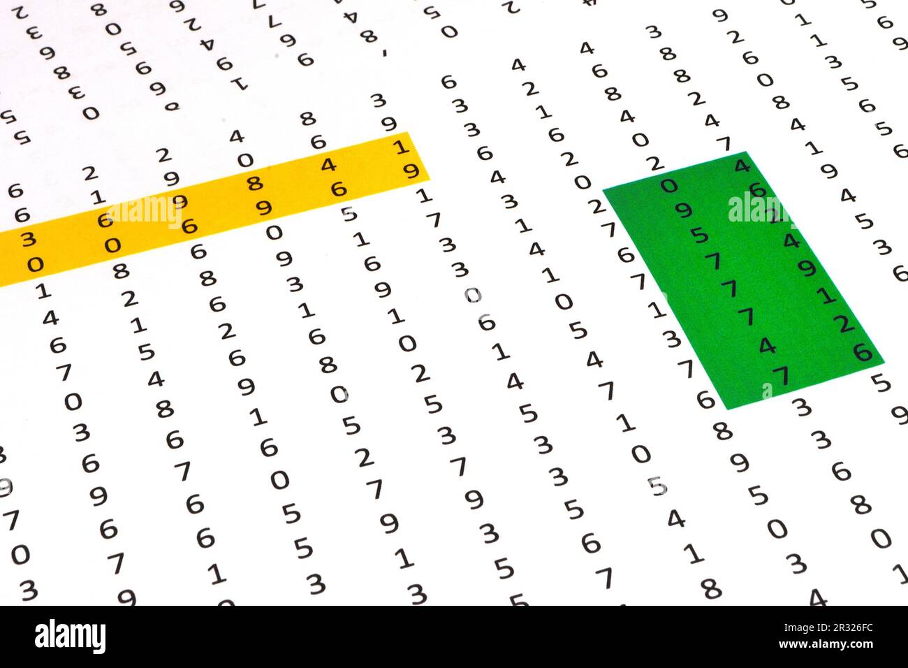 Random numbers hi-res stock photography and images - Alamy