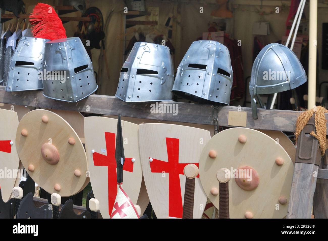 Armour and shields Stock Photo - Alamy