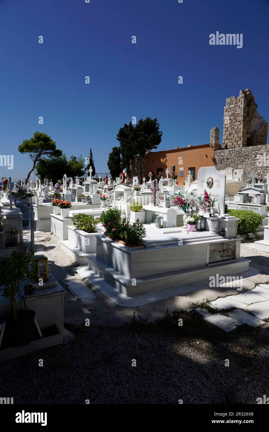Graveyard Castle of Lykourgos Logothetis, Samos Pythagorion, Southern ...