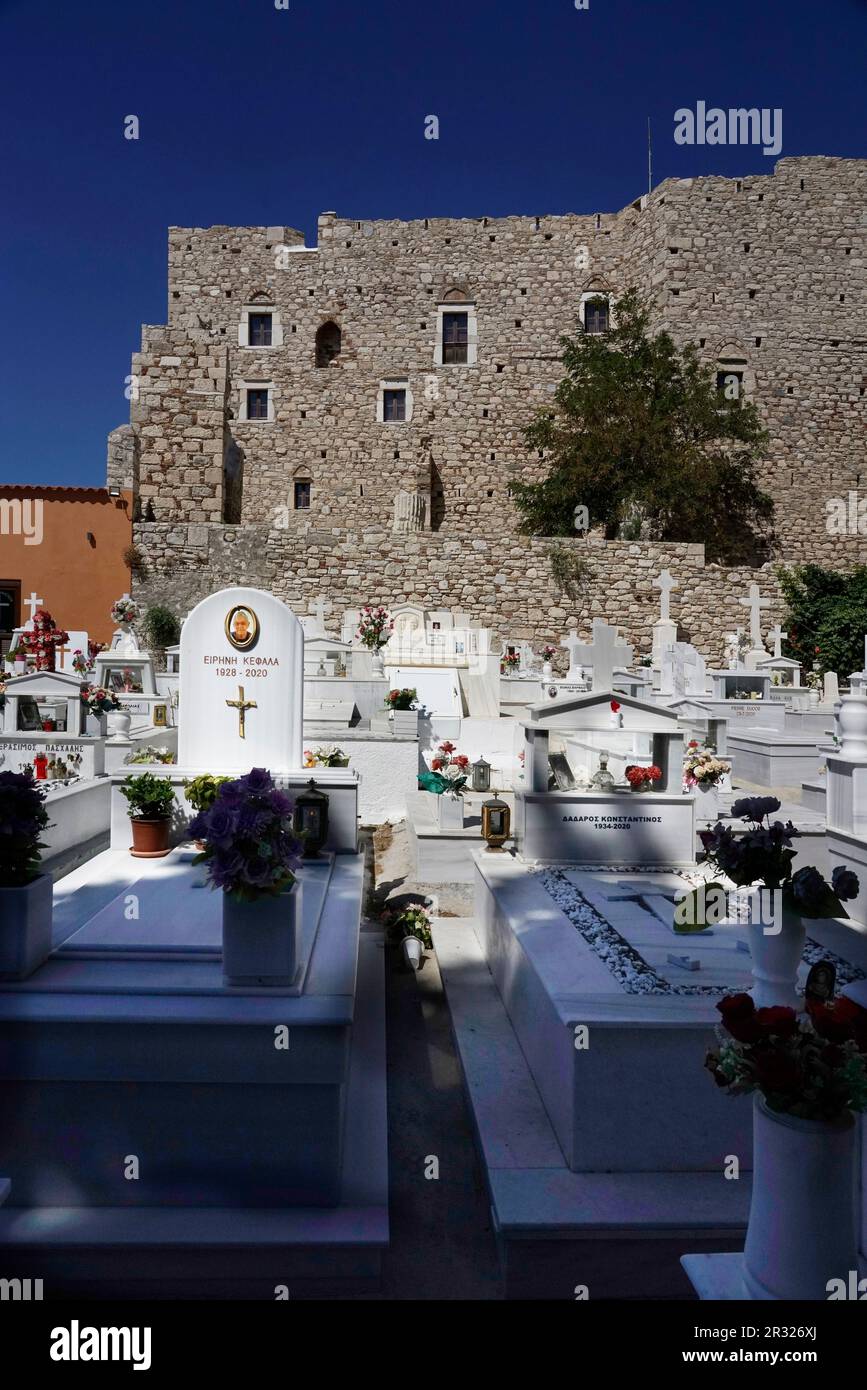 Graveyard Castle of Lykourgos Logothetis, Samos Pythagorion, Southern ...