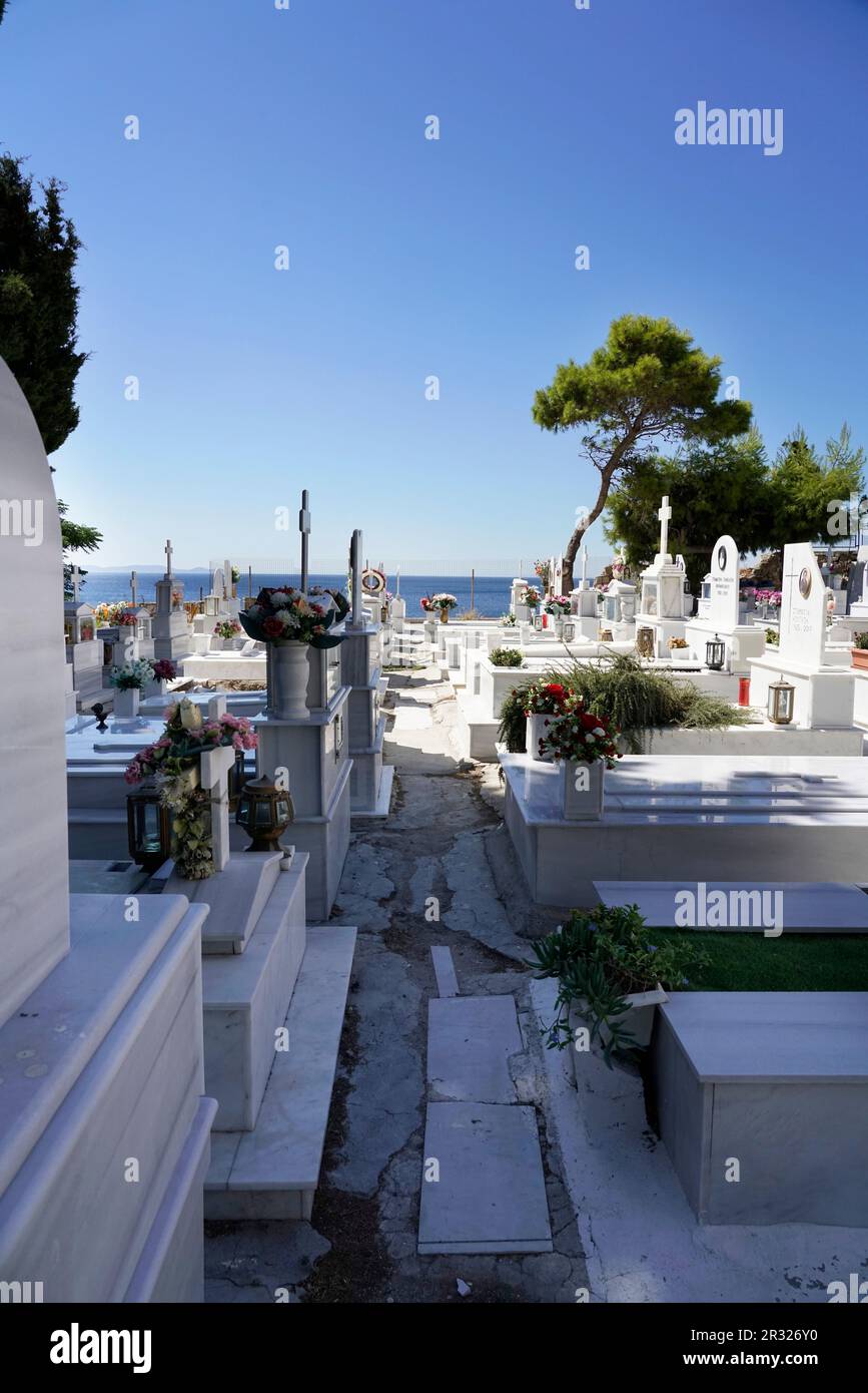 Graveyard Castle of Lykourgos Logothetis, Samos Pythagorion, Southern ...