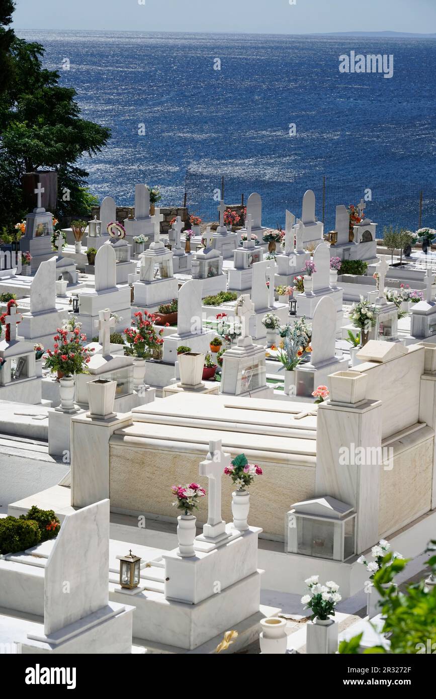 Graveyard Castle of Lykourgos Logothetis, Samos Pythagorion, Southern ...