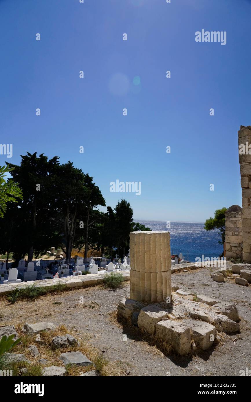 Graveyard Castle of Lykourgos Logothetis, Samos Pythagorion, Southern ...