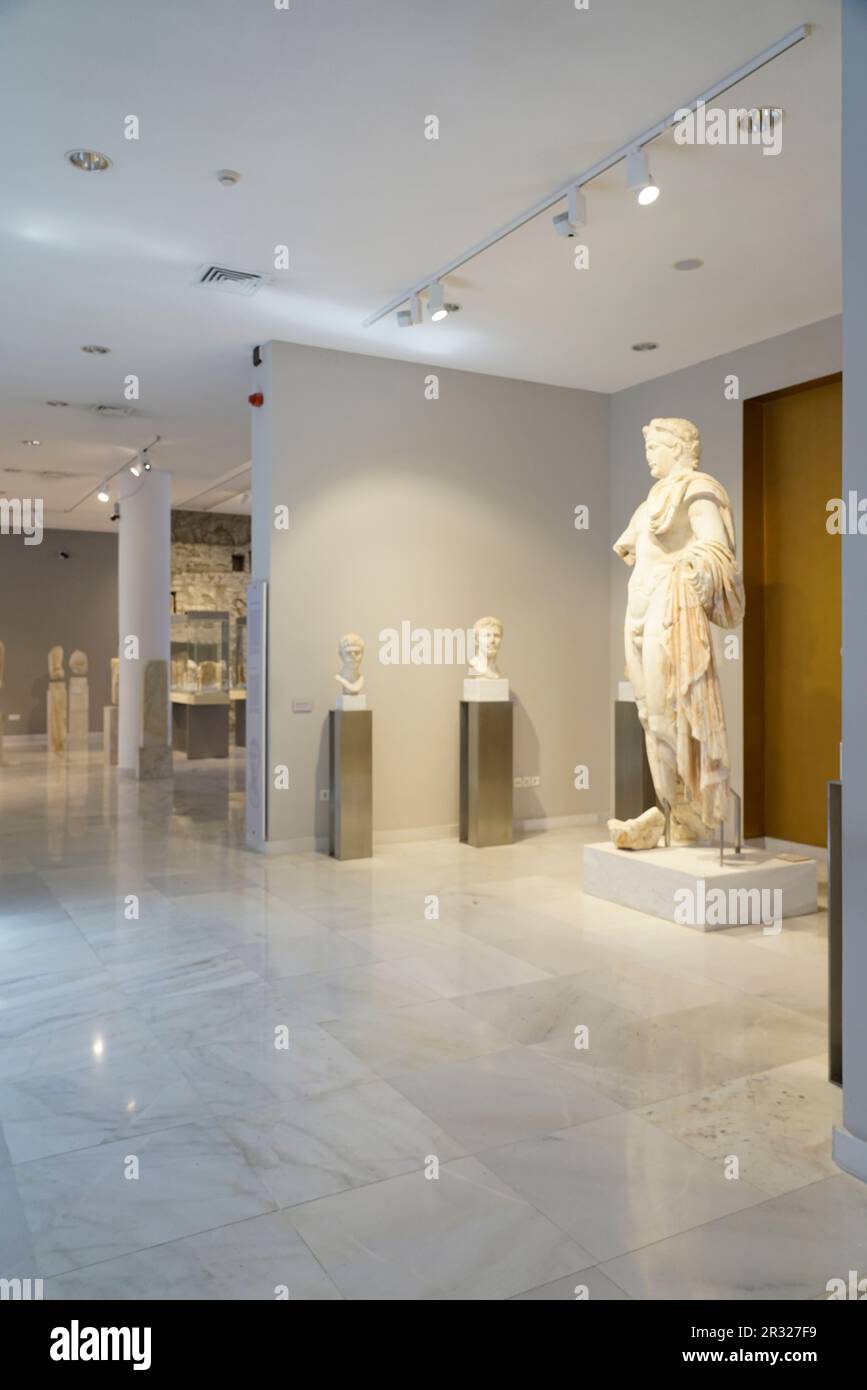 Colossal portrait statue of emperor Trajan, Archaeological Museum of ...