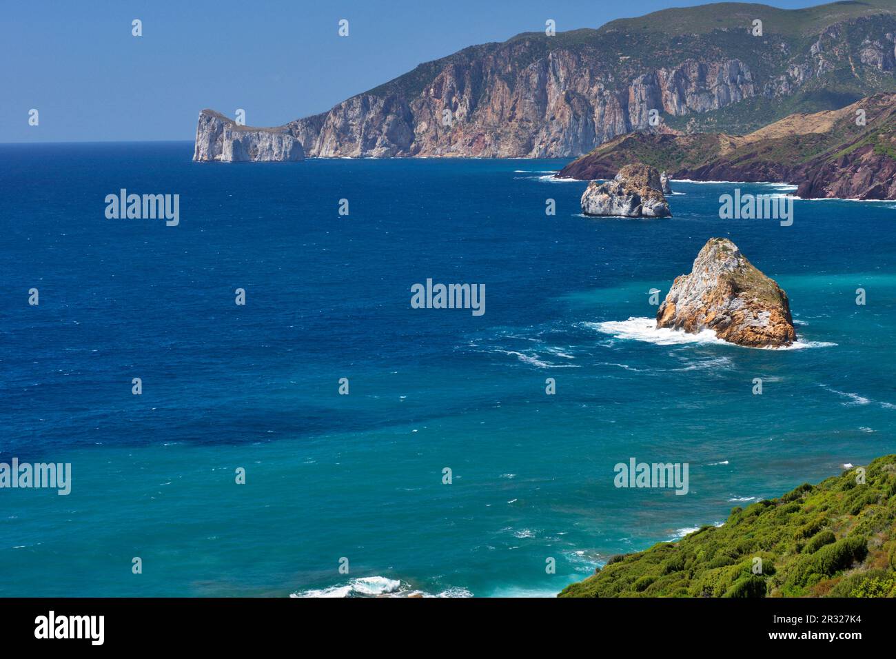 Gulf of Gonnesa Stock Photo - Alamy