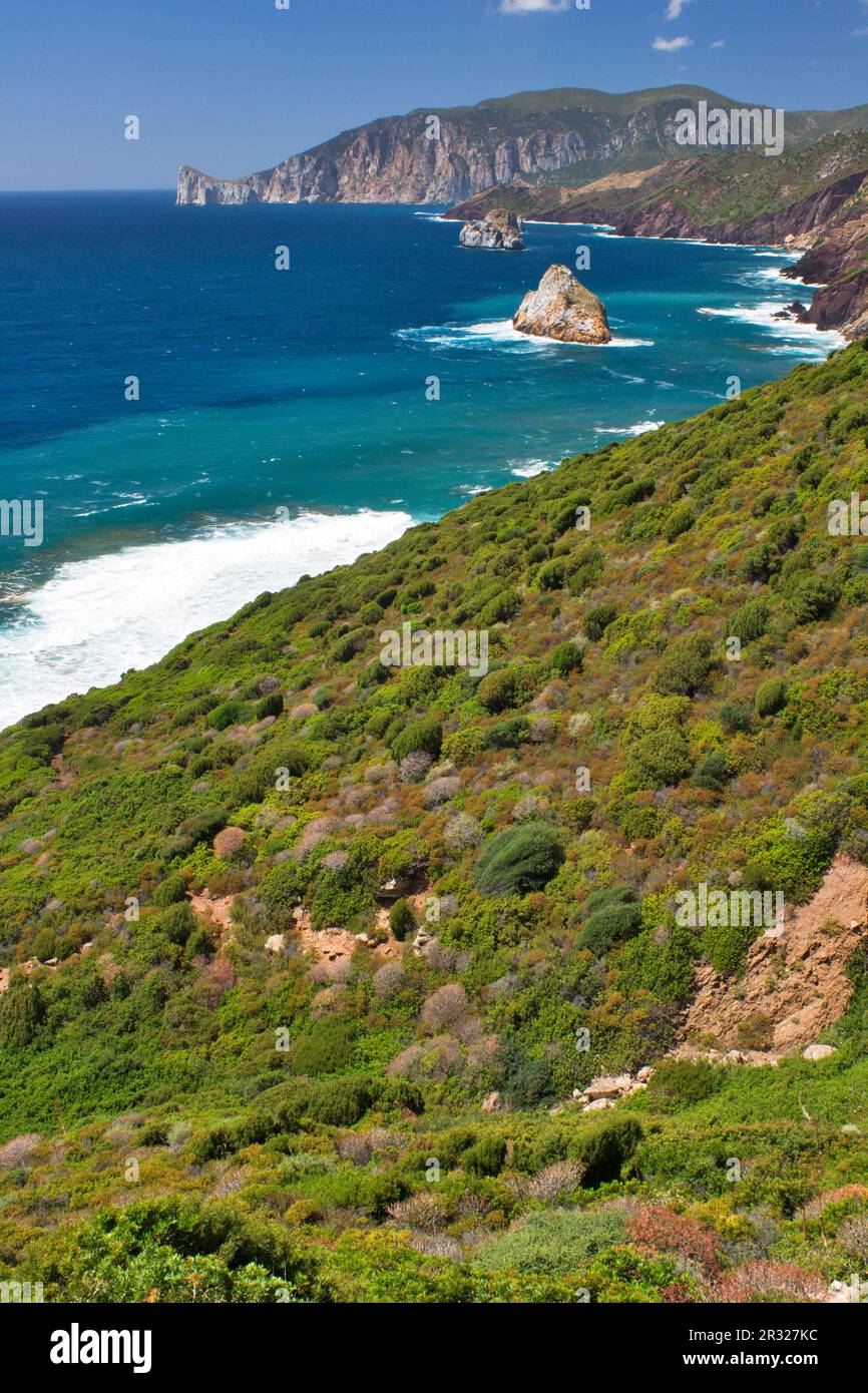 Gulf of Gonnesa Stock Photo - Alamy