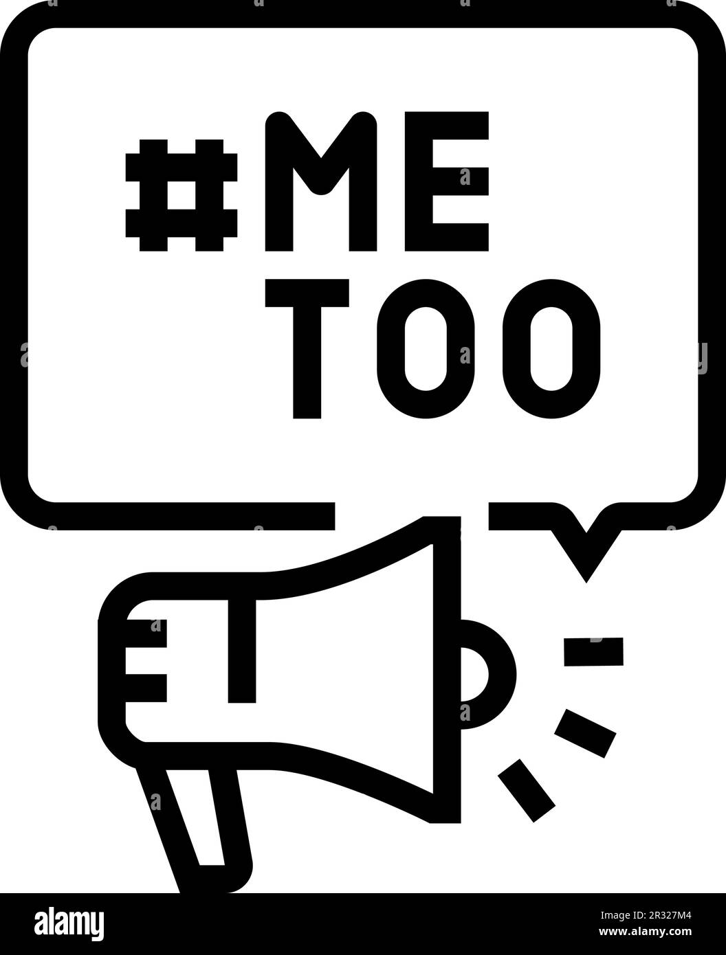 Metoo sign Stock Vector Images - Alamy