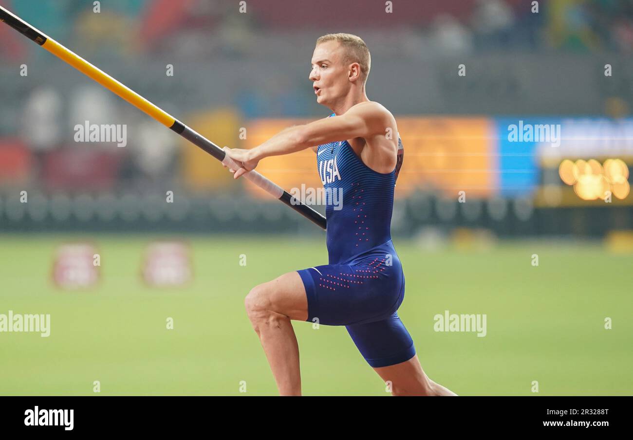 World champion in pole vault sam kendricks hi-res stock photography and ...