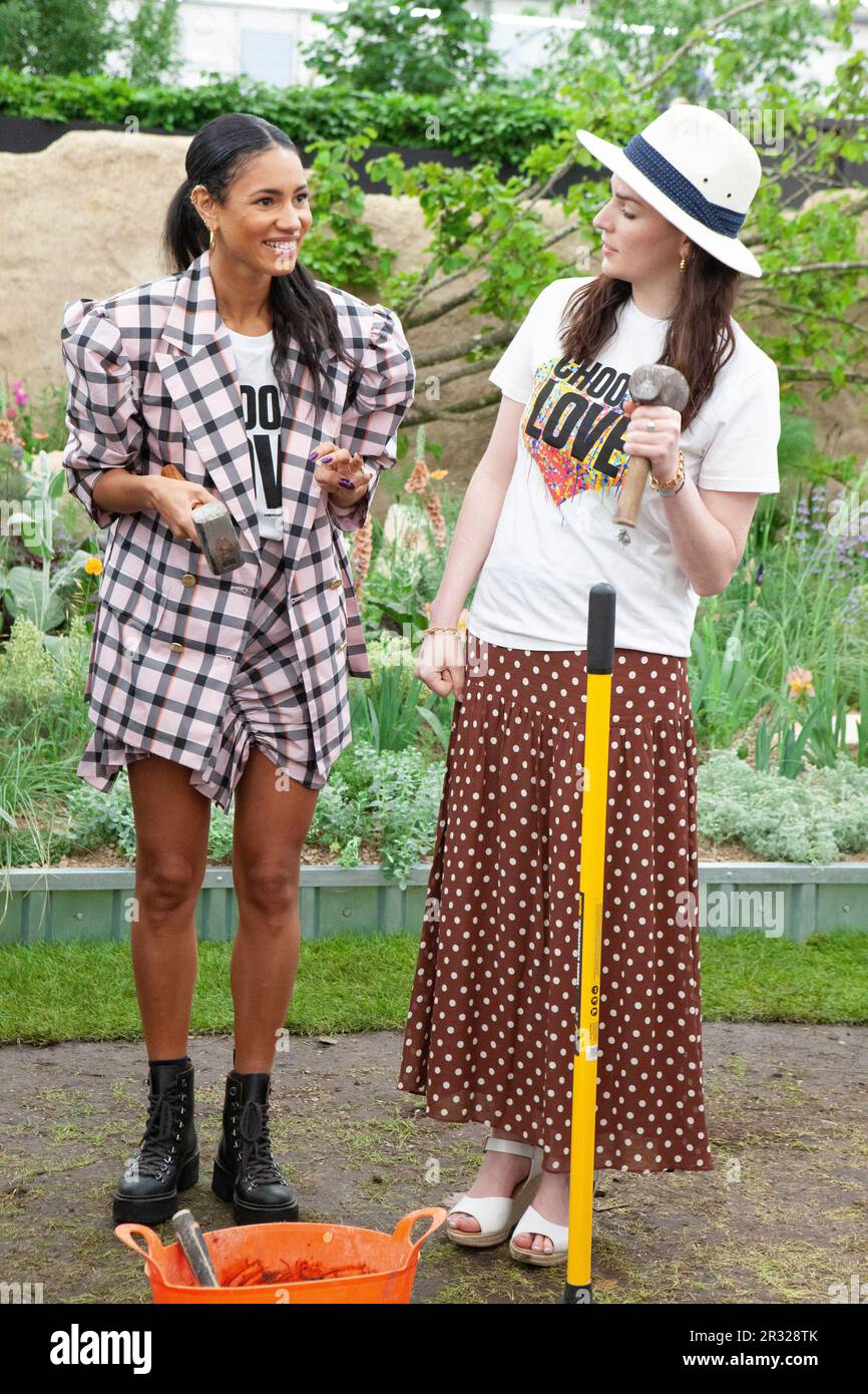 London, UK. 22nd May, 2023. DJ Vic Hope and actress, writer and ...