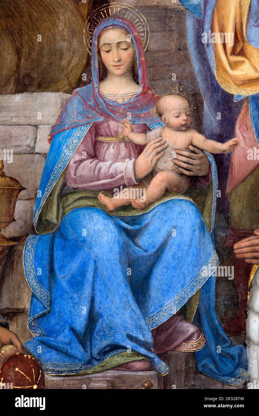 Frescoes bernardino luini hi-res stock photography and images - Alamy