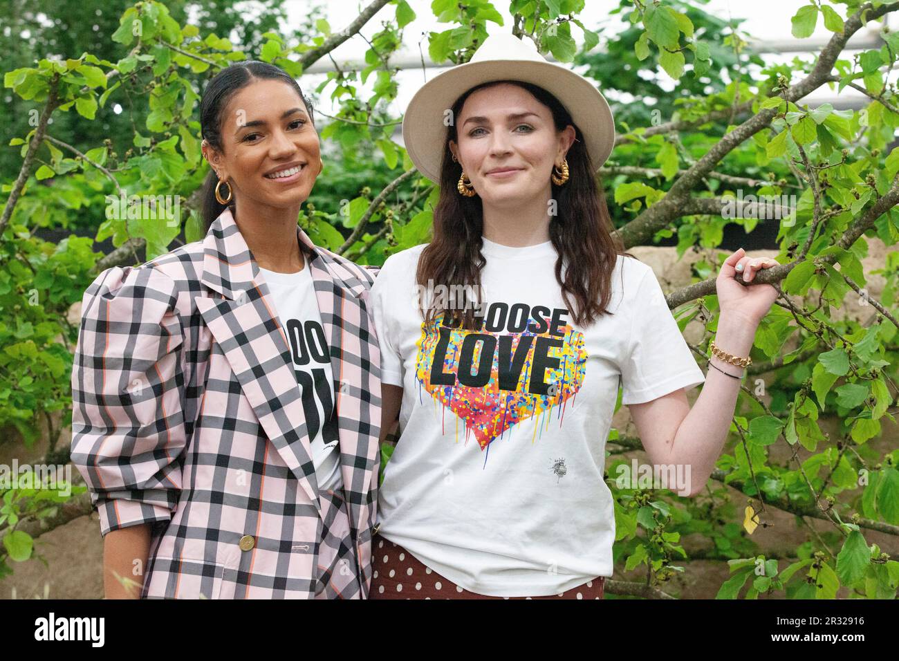 London, UK. 22nd May, 2023. DJ Vic Hope and actress, writer and ...