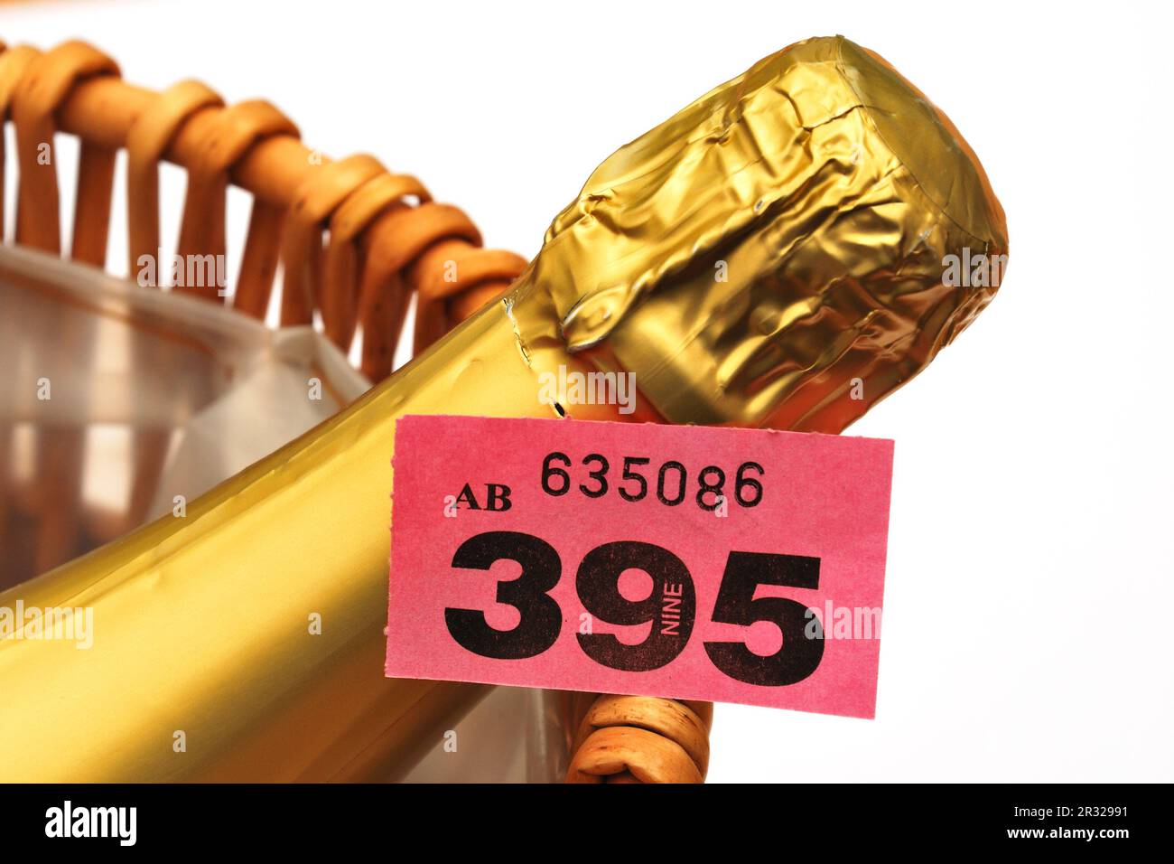 Bottle of fizz as prize Stock Photo - Alamy