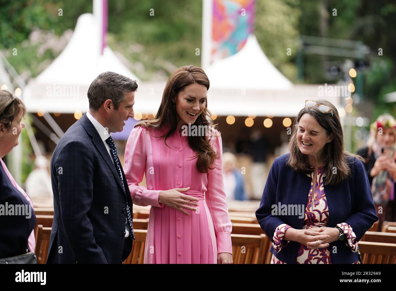 The Princess of Wales after taking part in the first Children's Picnic ...