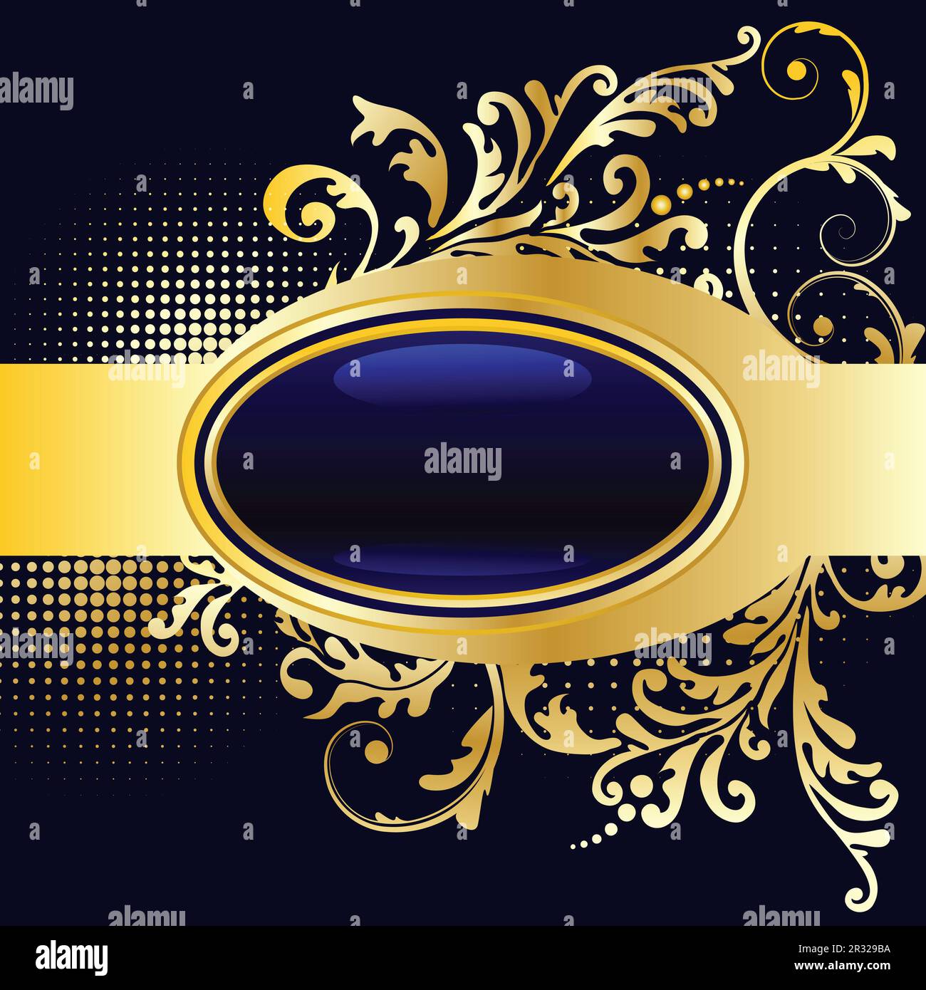 Vintage stylized floral frame Stock Photo - Alamy