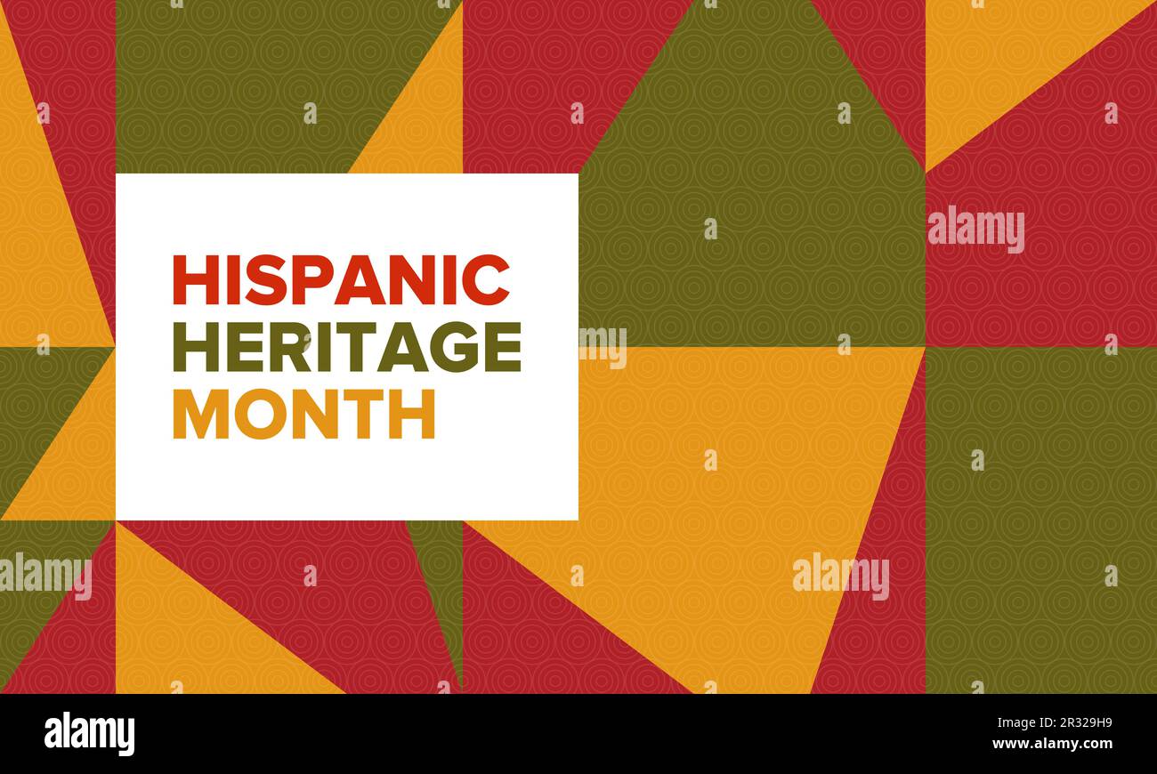 National Hispanic Heritage Month in September and October. Hispanic and ...