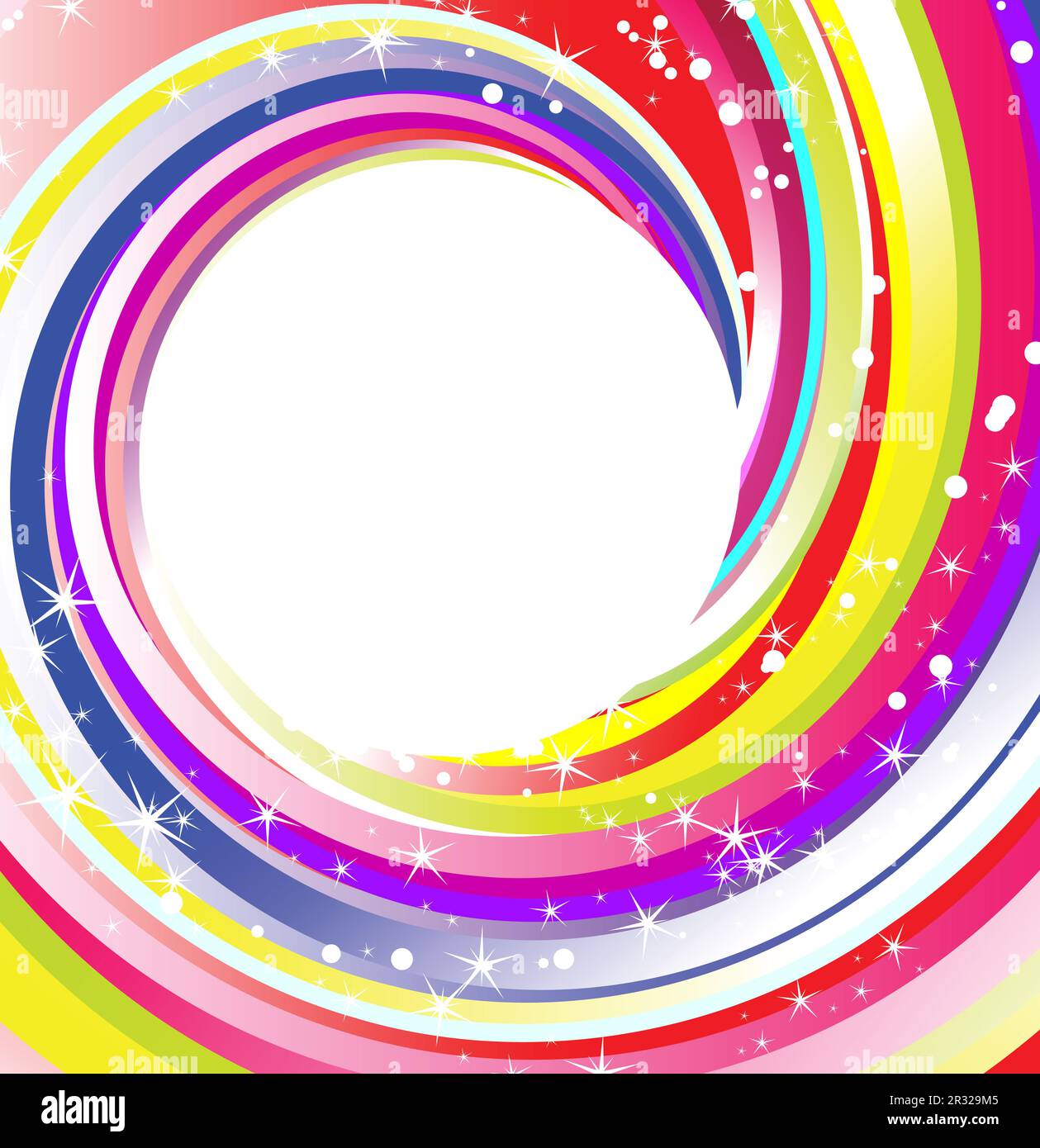Twirl rainbow color hi-res stock photography and images - Alamy