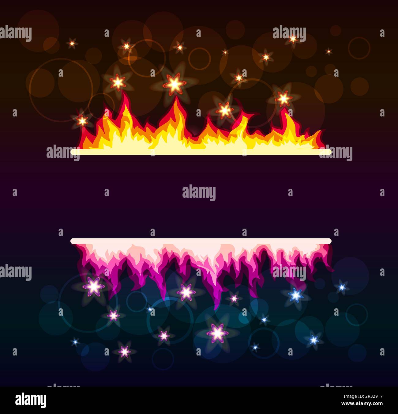 Fire banner hi-res stock photography and images - Alamy