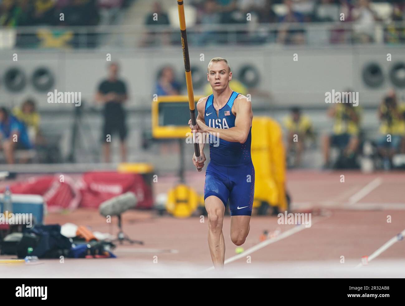 World champion in pole vault sam kendricks hi-res stock photography and ...