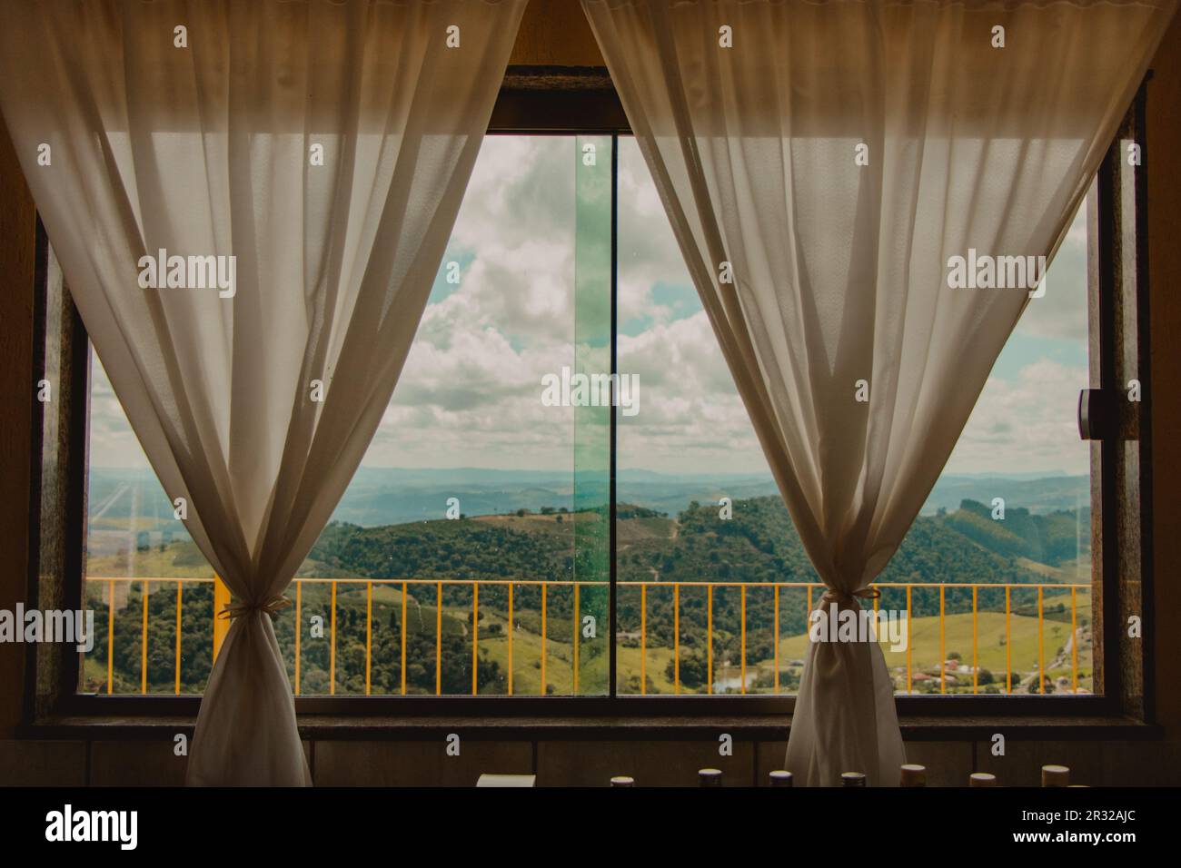 view from the window of the house Stock Photo - Alamy