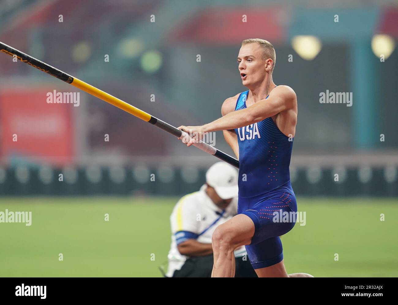 World champion in pole vault sam kendricks hi-res stock photography and ...
