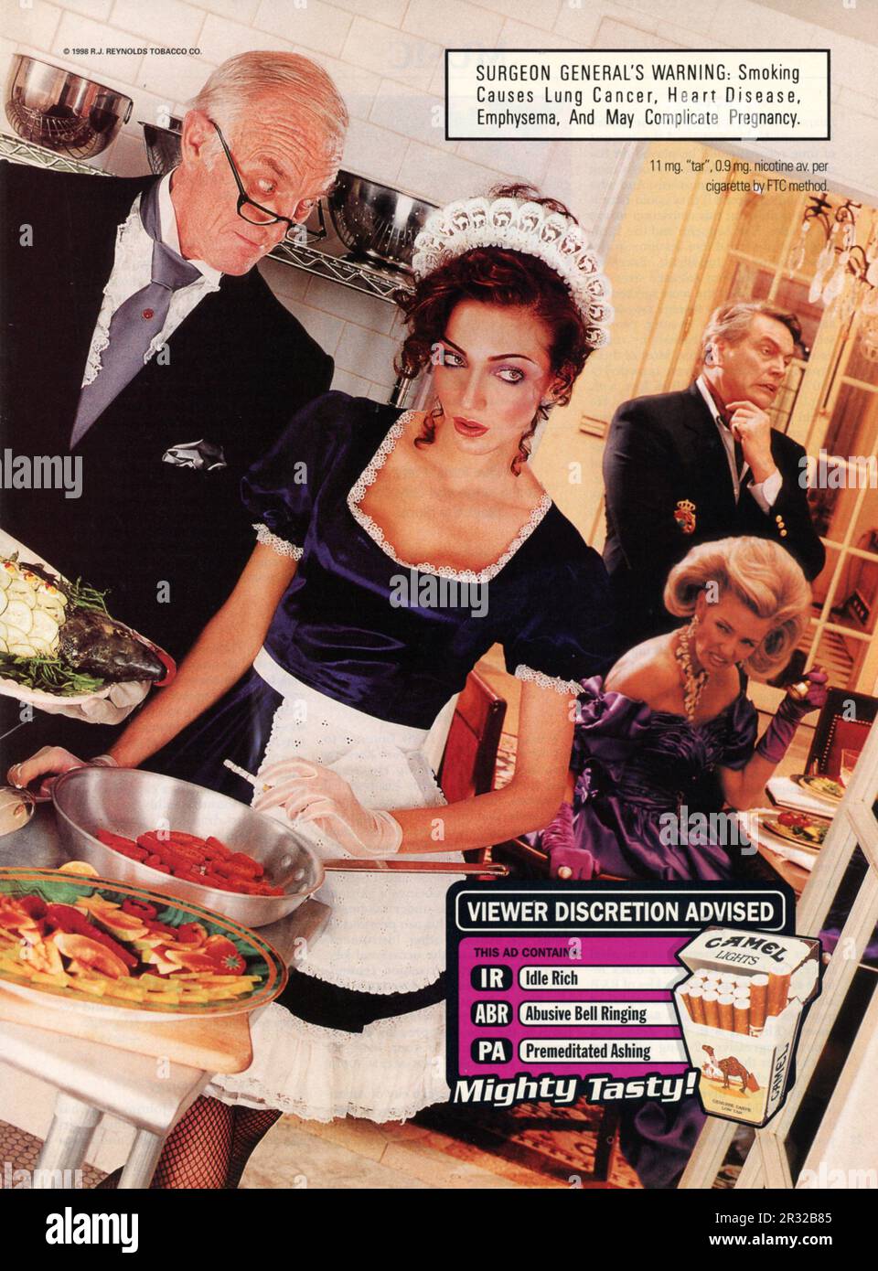 Vintage "Playboy" August 1998 Magazine Issue Advert, USA Stock Photo ...