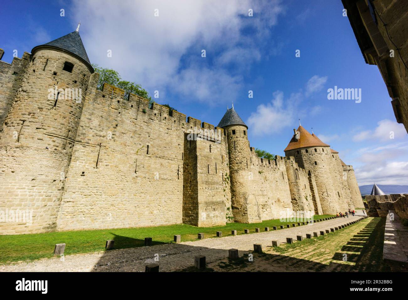 ciudadela amurallada de Carcasona , declarada en 1997 Patrimonio de la ...