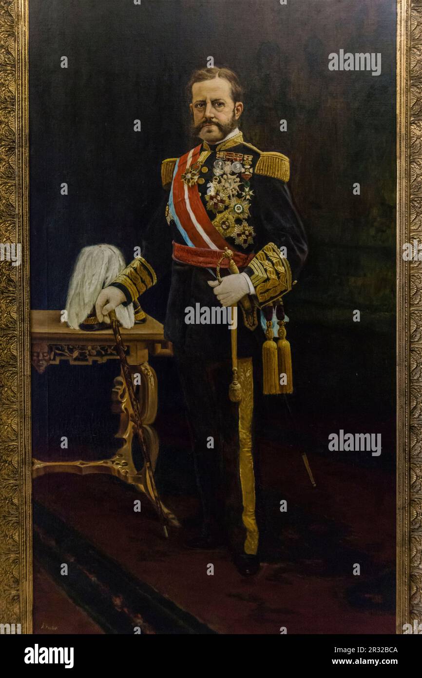 Natural portrait of General Valeriano Weyler, oil on canvas, by Joan ...