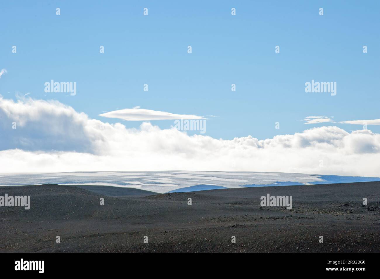 On the most notorious highland route Sprengisandur through Iceland's ...