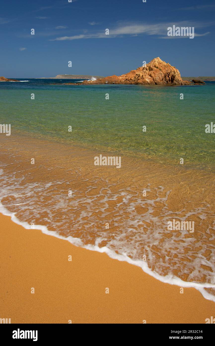 Cala Pregonda.Menorca.Reserva de la Bioesfera.Illes Balears.España ...