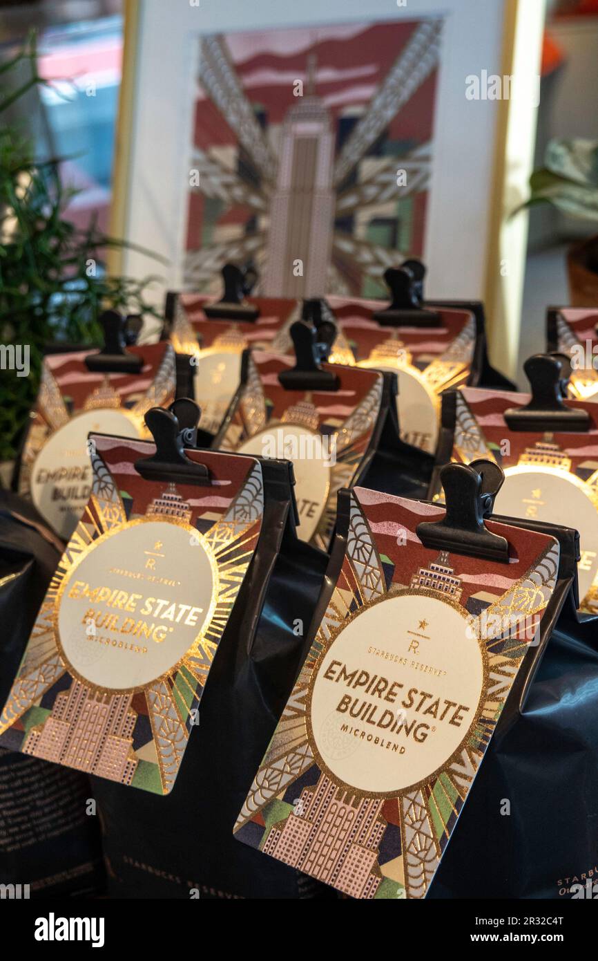 Starbucks reserve is a three-story coffee house/restaurant/gift shop ...