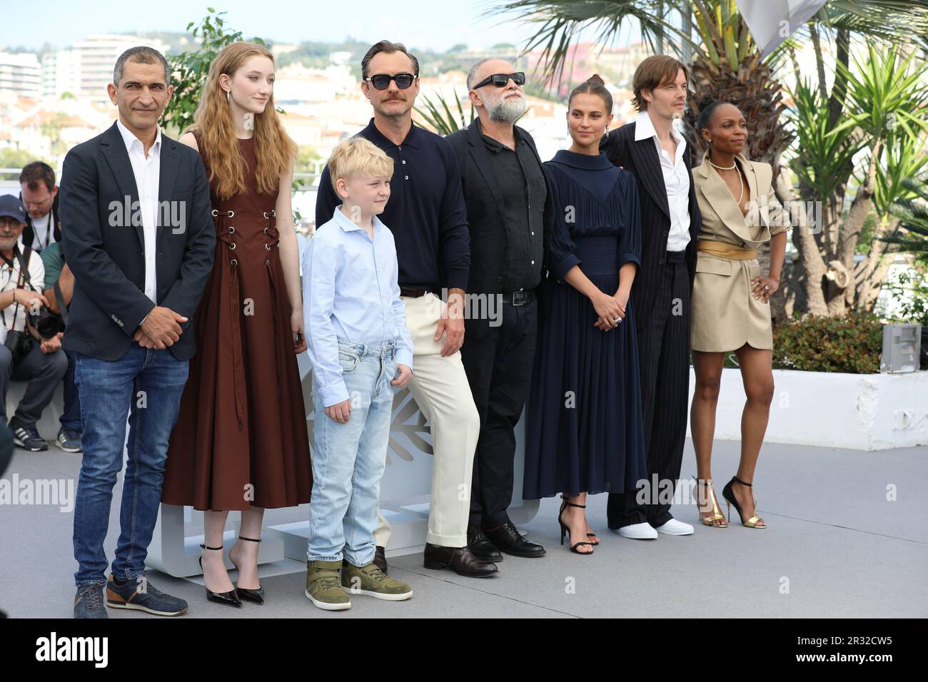 May 22, 2023, Cannes, Cote d'Azur, France: Cast and crew members JUNIA ...