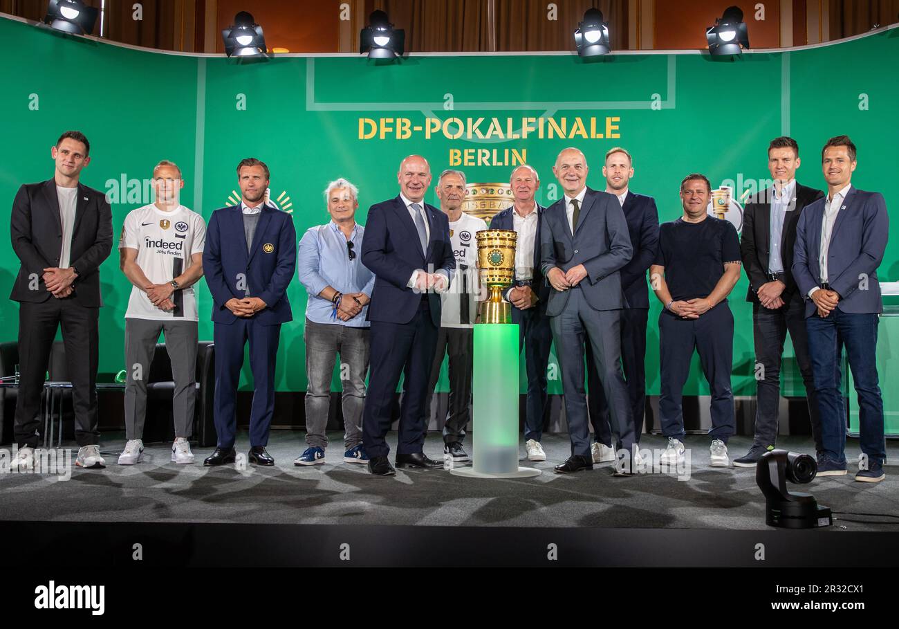 Berlin, Germany. 22nd May, 2023. Jan Seidel (r-l), Daniel Siebert, Max ...
